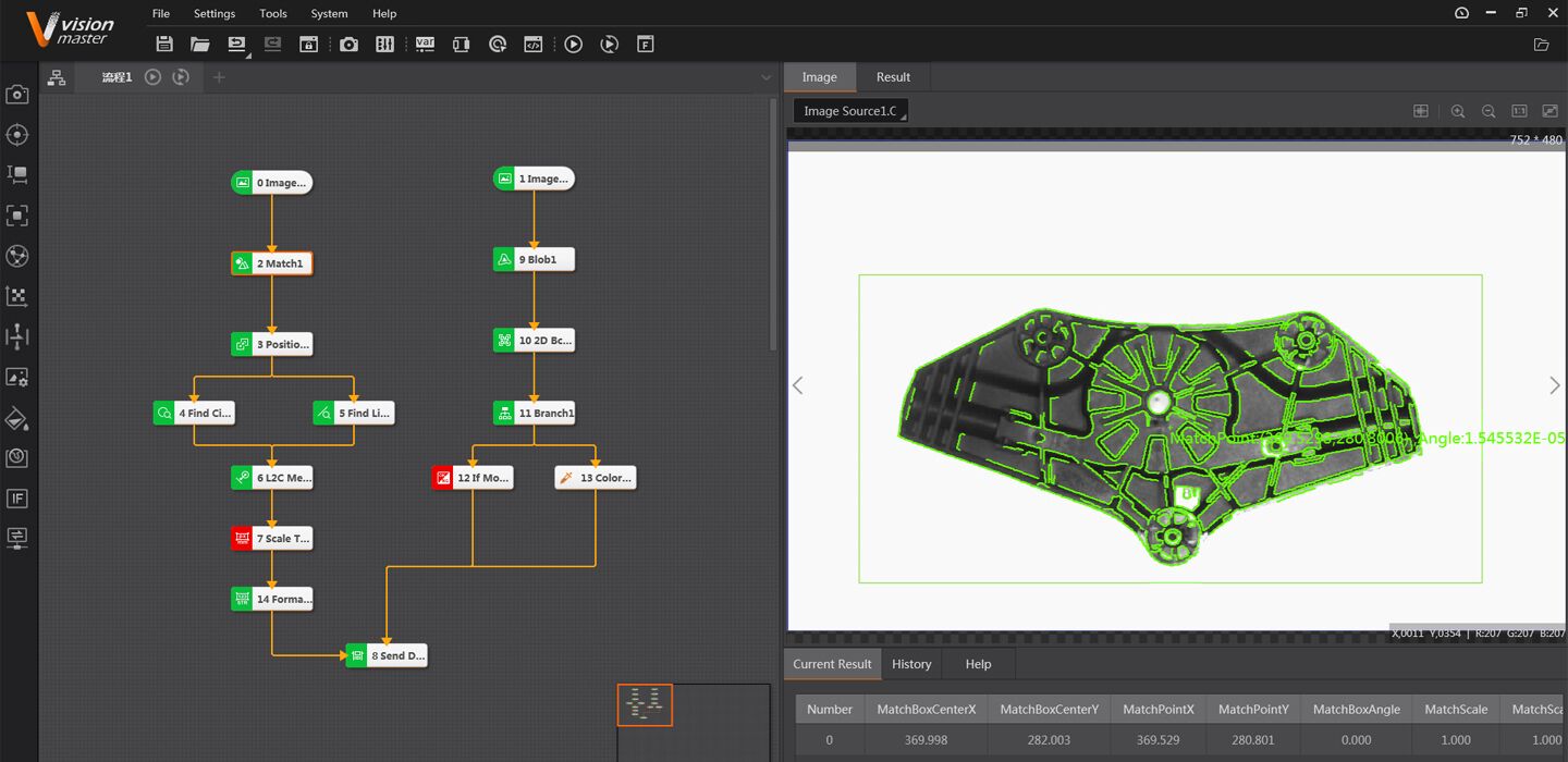Camera Inspection System - Vision Sensor
